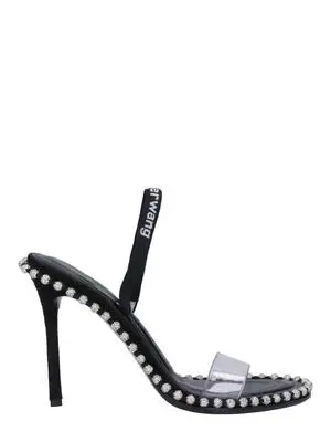 Alexander Wang 105mm Nova Rhinestone-embellished Heeled Pumps - Black