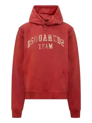 Dsquared2 Logo Hoodie - Red