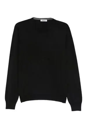 GIUUNO Fine-knit Jumper - Black