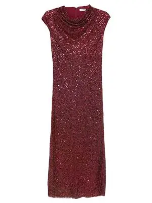 Simkhai Zaria Sequin Embellished Dress - Red