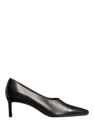 Khaite 50mm Cecilia Square-pointed Toe Pumps - Black
