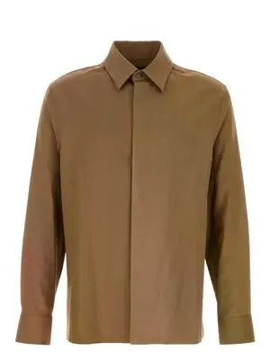 Fendi Buttoned Long-sleeve Shirt - Brown