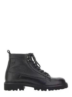 BOSS Leather Julyo Halb Boots - Black