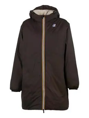 K-WAY Zip-fastening Hooded Jacket - Brown