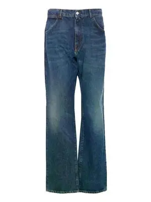 AMISH Whiskering-effect Jeans - Blue