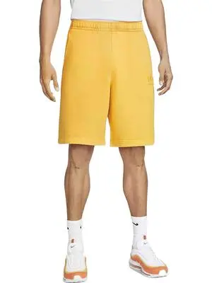 Nike Fleece Track Shorts - Yellow