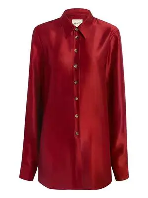 Khaite Buttoned Shirt - Red