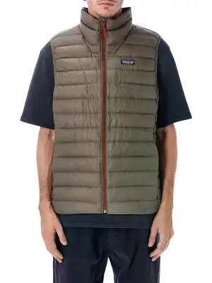 Patagonia Down Sweater™ Quilted Gilet - Brown