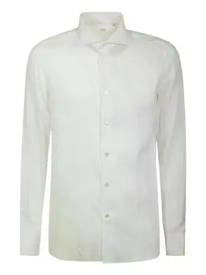BORRIELLO NAPOLI Linen/flax Shirt - White