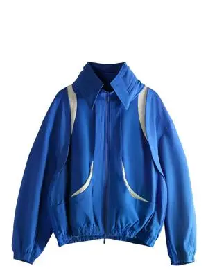 ADER ERROR Zip-up Panel Jacket - Blue