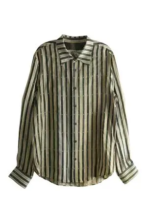 ZIGGY CHEN Striped Buttoned Shirt