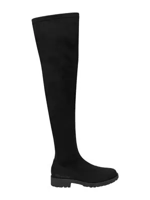 Moschino Knee-high Stretch Boots - Black