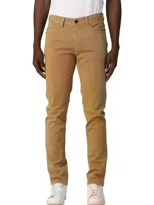 RE-HASH Cotton Blend Straight-leg Trousers - Neutrals