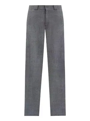 Vetements Checked Trousers - Grey