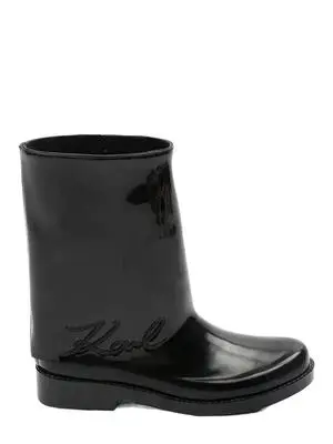 Karl Lagerfeld Slip-on Boots - Black