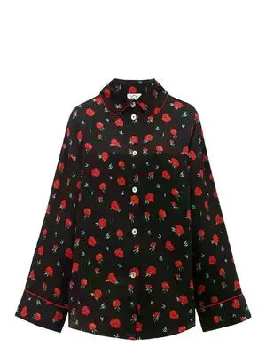 Sleeper Pastelle Floral Shirt - Red
