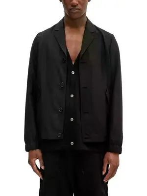 Paul Smith Wool Shirt Jacket - Black