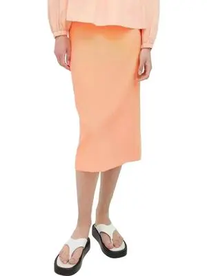 DRYKORN Split Midi Skirt - Orange