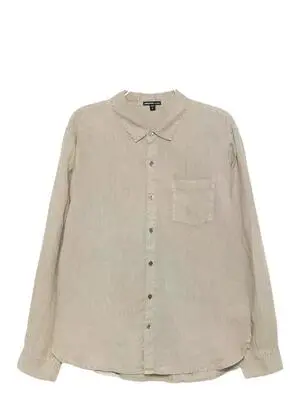 JAMES PERSE Linen Shirt - Brown