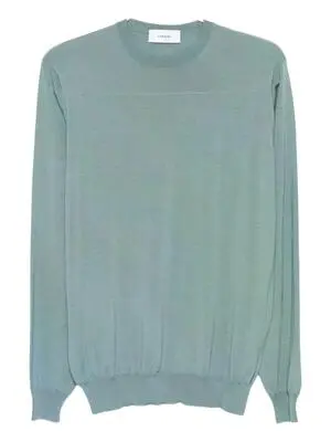LARDINI Crew-neck Sweater - Blue