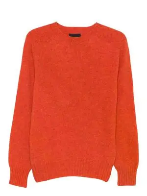 Howlin' Crew-neck Sweater - Orange