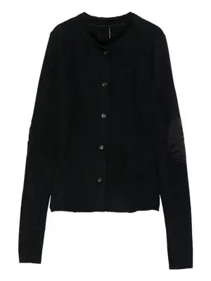 Masnada Fitted Button-up Jacket - Black