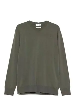 JIL SANDER Merino Wool Sweater - Green