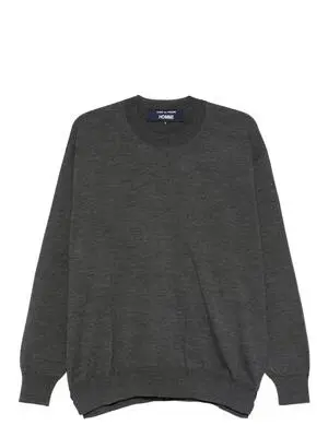 Comme Des Garçons Wool Jumper - Grey