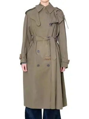 Kolor Belted Trench Coat - Neutrals