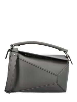 Loewe LOEWE Small Puzzle Edge Tote Bag Black