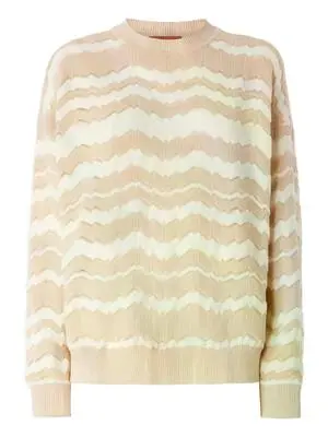 Missoni Chevron Motif Sweater - Neutrals