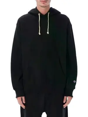 Champion Logo-patch Hoodie - Black