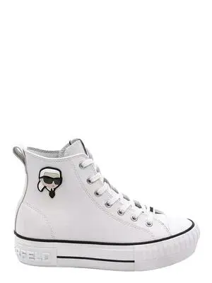 Karl Lagerfeld Ikonik Karl Hi-tops - White