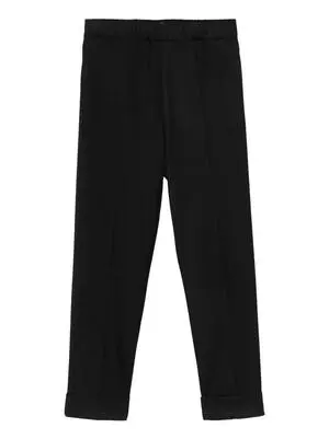 D.EXTERIOR Elastic-Waistband Cuffed Trousers
