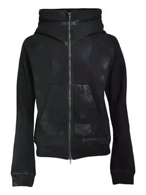 JULIUS Hooded Zip Jacket - Black