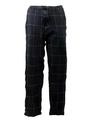 Comme Des Garçons Checked Pants - Grey