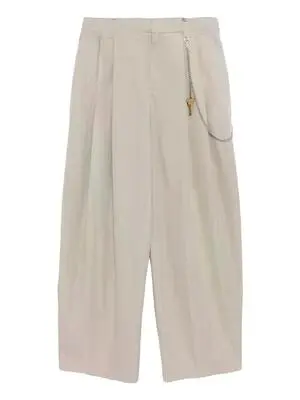 Alexander Wang Chain Trousers - Neutrals