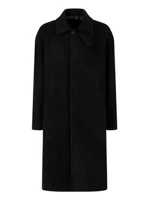 STUDIO TOMBOY Buttoned Welt-pocket Coat - Black
