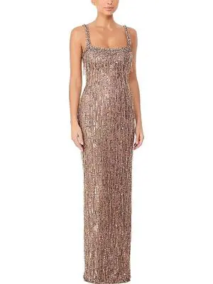 Jenny Packham Jenny Packham Fleur Embellished Maxi Gown Owlet