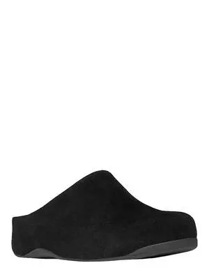 Fitflop Shuv Suede Clogs - All Black