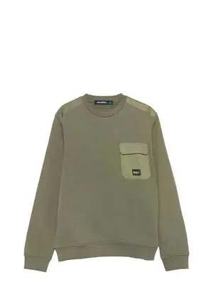 Karl Lagerfeld Shoulder-panel Sweatshirt - Green