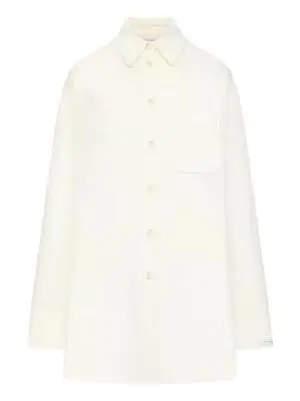 Sportmax Double-faced Wool Shirt - Neutrals
