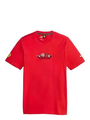 PUMA X Ferrari Race Embroidered T-shirt - Red