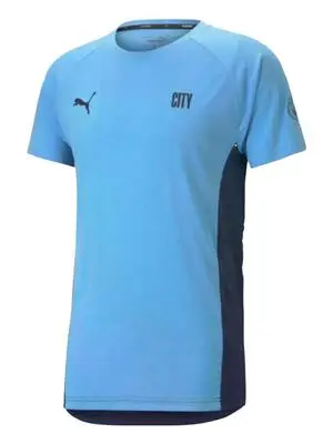 PUMA Manchester City Crew-neck T-shirt - Blue