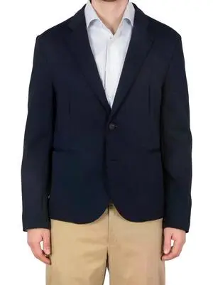 Emporio Armani Single-breasted Blazer - Blue