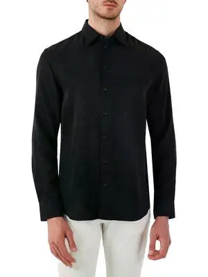 EMPORIO ARMANI Buttoned Pattern Shirt