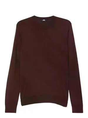 Alpha Studio Crew-neck Sweater - Brown