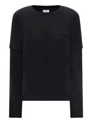 Vetements Layered Long-sleeve T-shirt - Black
