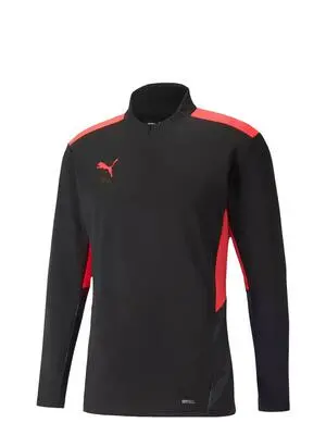 PUMA Zip-fastening Long-sleeve T-shirt - Black