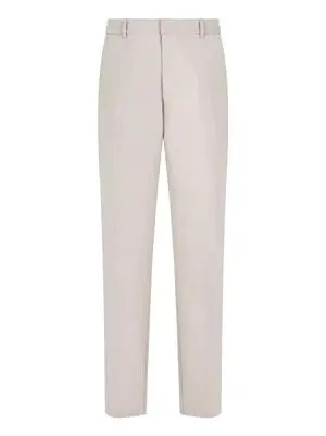 Emporio Armani Pleated Trousers - Neutrals